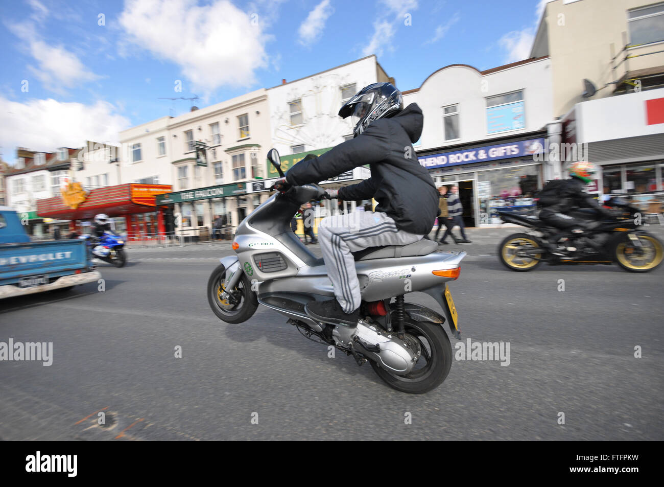 Southend Shakedown 2016. Easter Monday bank holiday motorcycle run ...