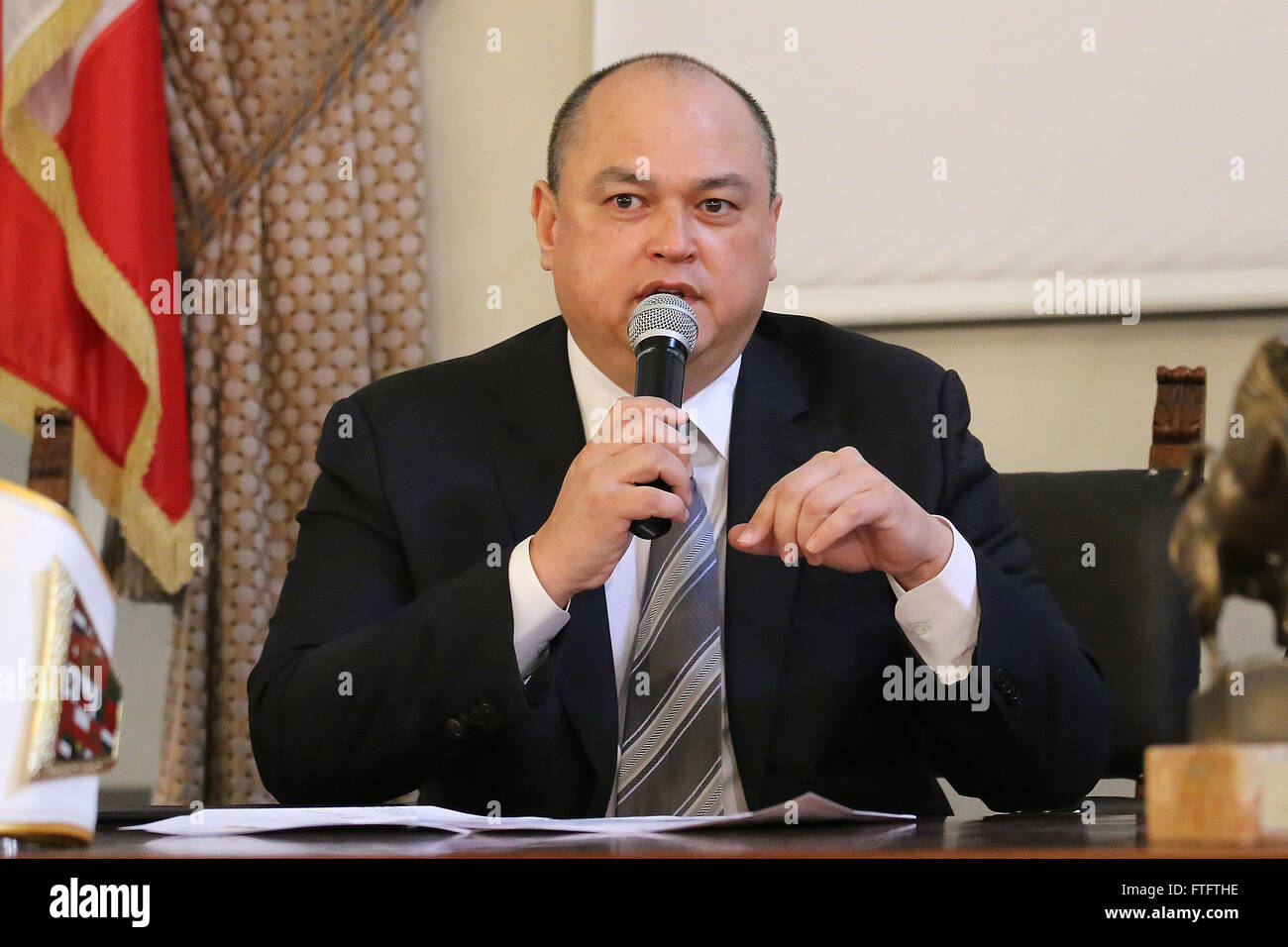 Torino, Italy. 09th Mar, 2016. President of Bellator MM, Scott Coker ...
