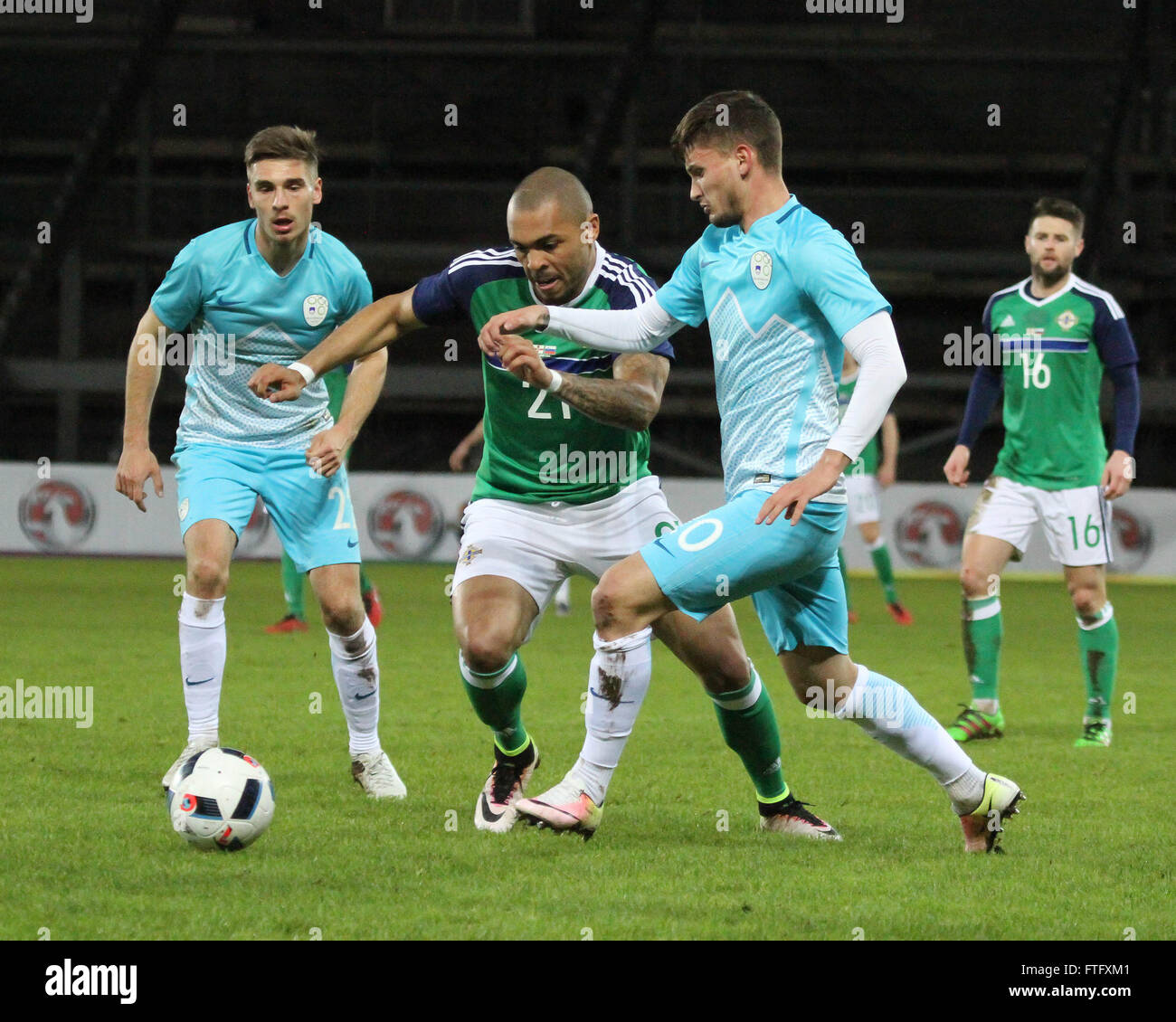 National Football Stadium, Belfast, Northern Ireland. 28th March 2016 ...