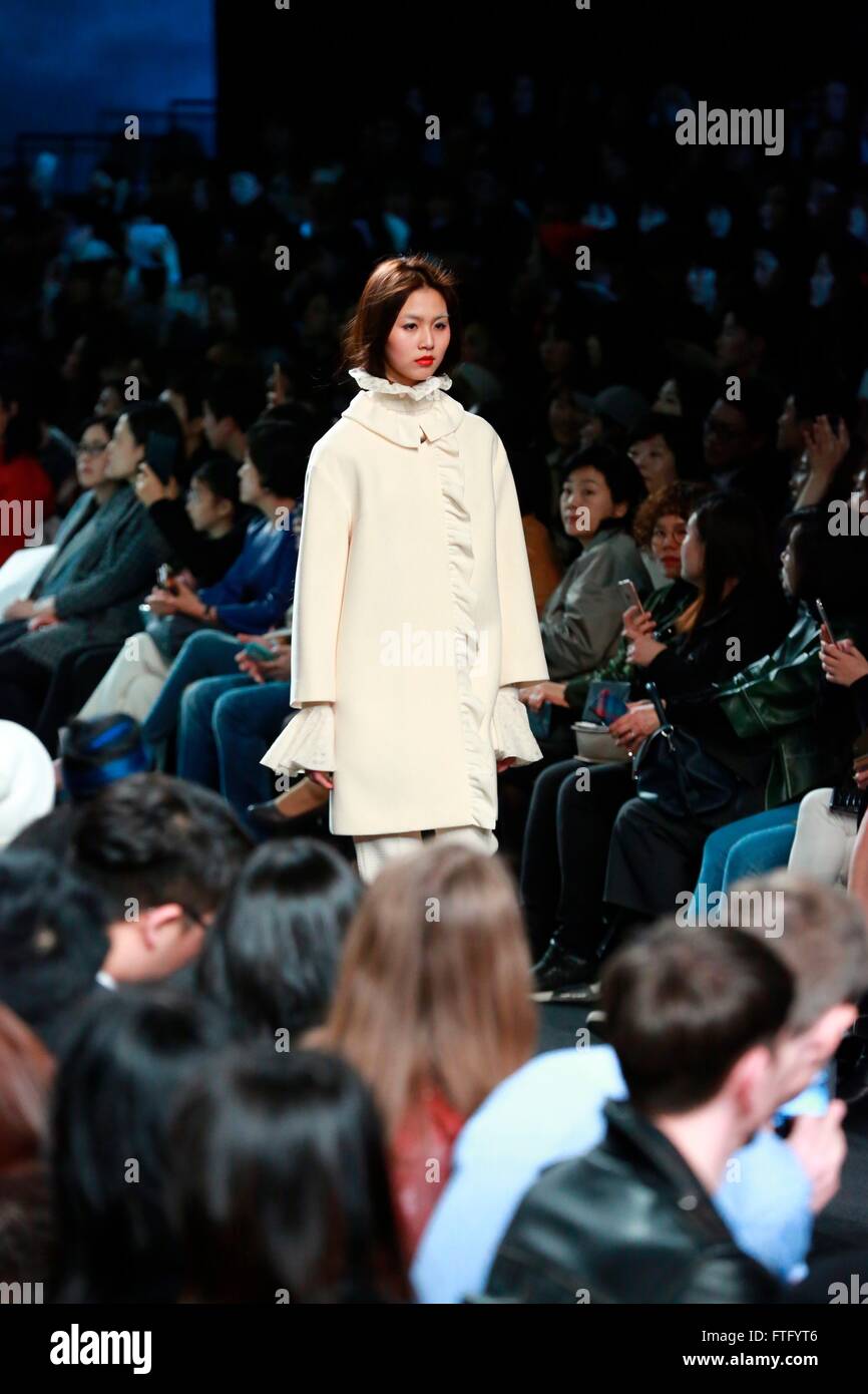The second day of Seoul fashion week, ANDY & DEBB fashion show in Seoul ...