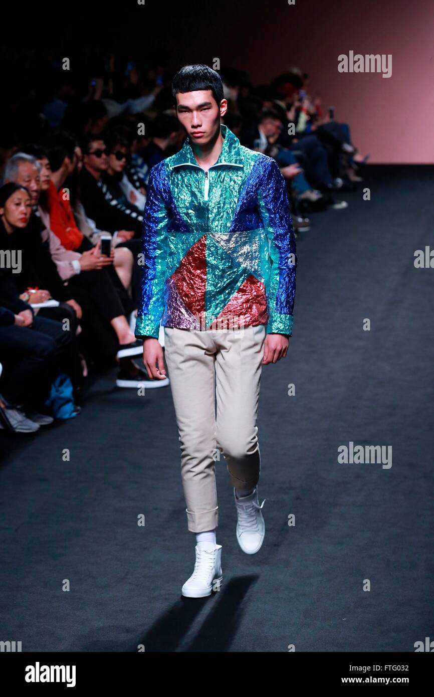 The second day of Seoul fashion week, HEICH ES HEICH fashion show in ...