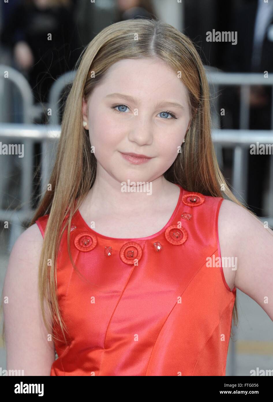 Los Angeles, CA, USA. 28th Mar, 2016. Ella Anderson at arrivals for THE ...