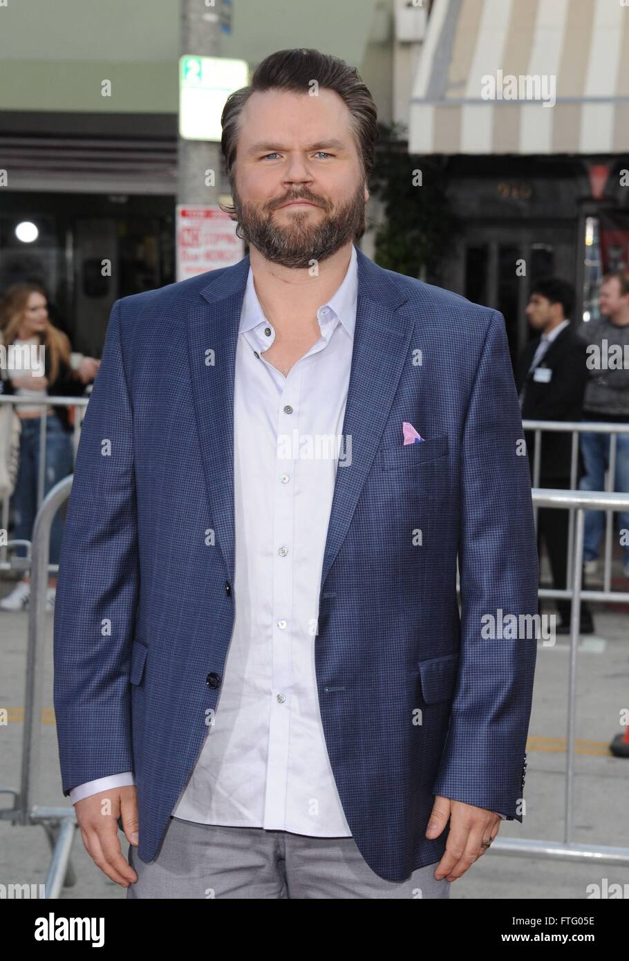 Los Angeles, CA, USA. 28th Mar, 2016. Tyler Labine at arrivals for THE ...
