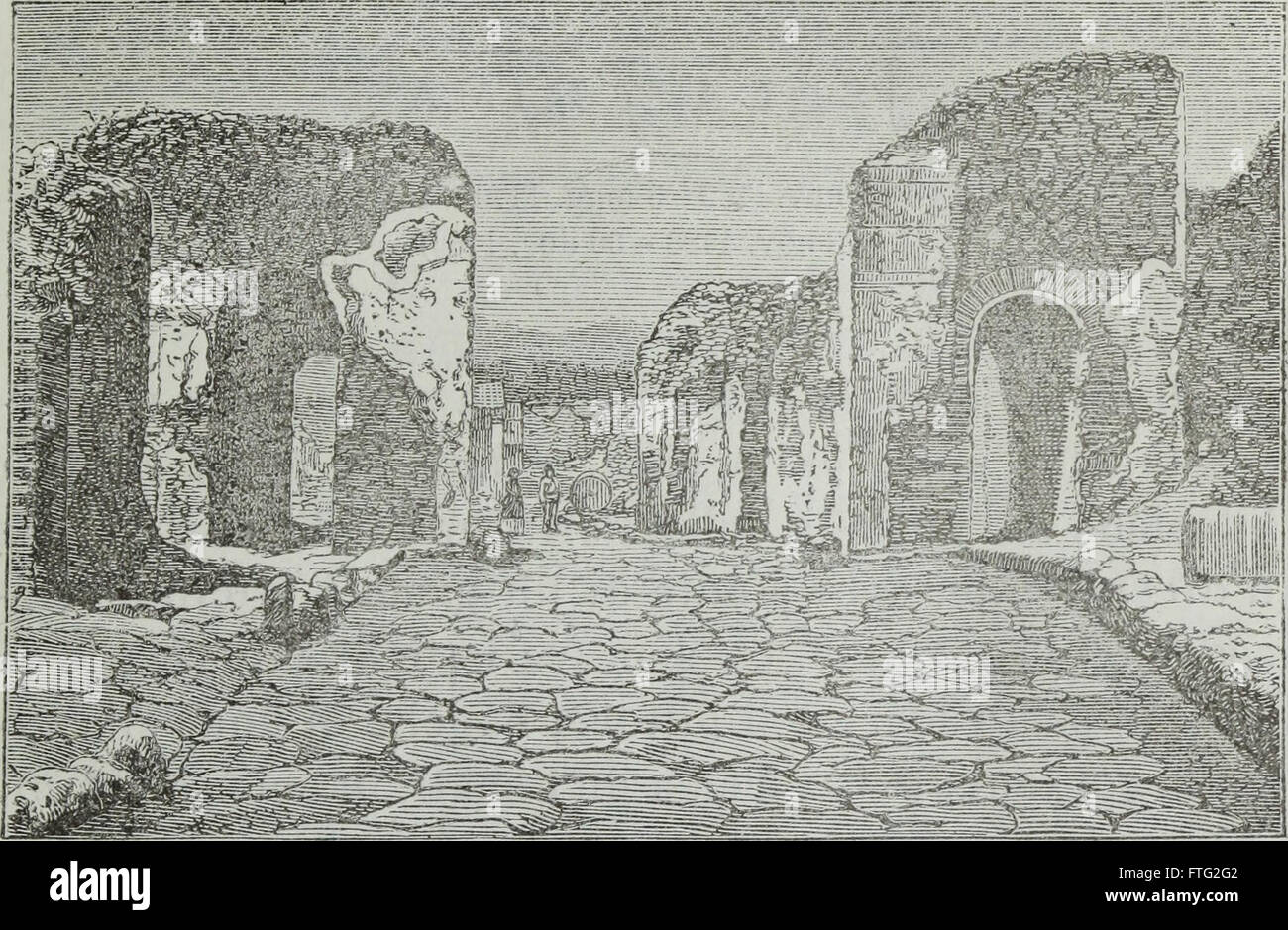 This 1875 work describes the ancient Roman city of Pompeii, providing ...