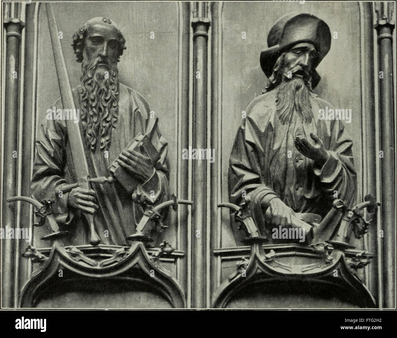 A 1909 publication discussing medieval German sculpture, including ...