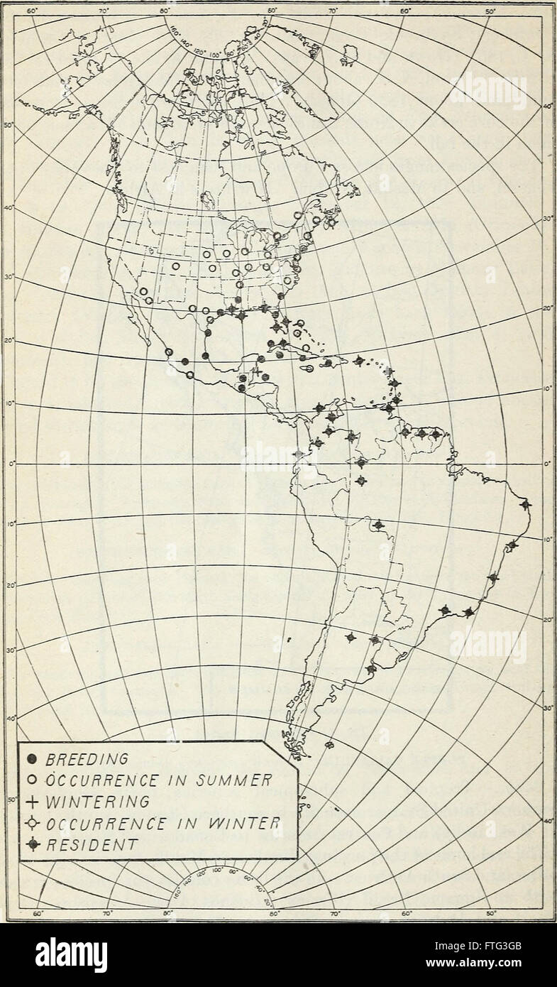 A 1914 study detailing the distribution and migration patterns of North ...
