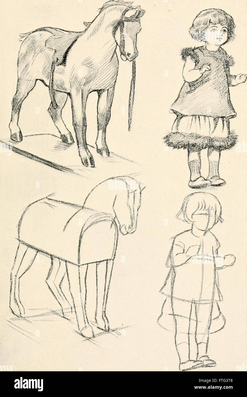 A 1920 guide to basic drawing techniques, designed for beginners ...