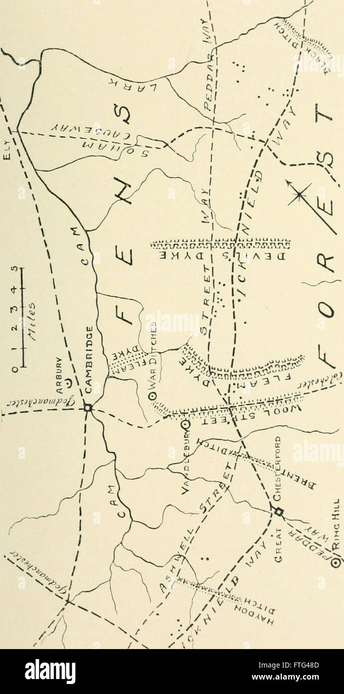 A 1908 study of the earthworks of England, analyzing prehistoric, Roman ...
