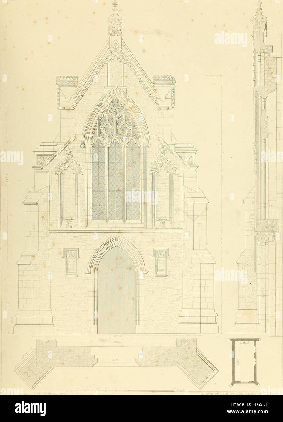 This work presents detailed examples of Gothic architecture from ...