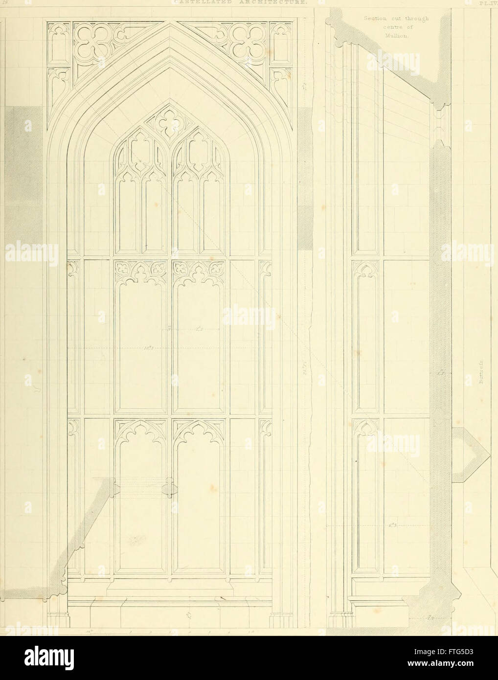 A collection of selected Gothic architectural examples from England ...