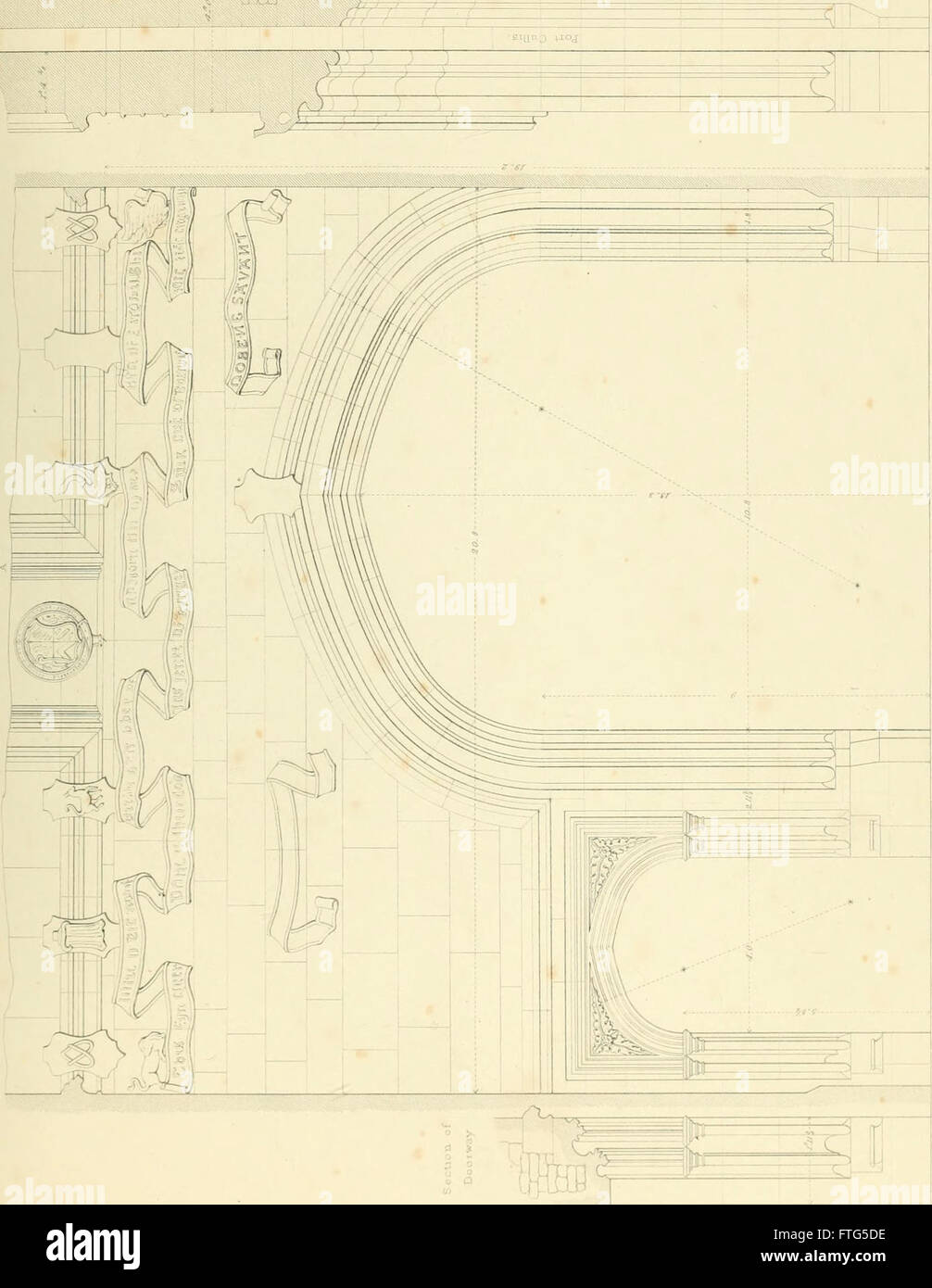 A work presenting examples of Gothic architecture from ancient ...