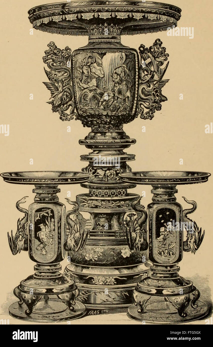 Examples of household taste (1875 Stock Photo - Alamy
