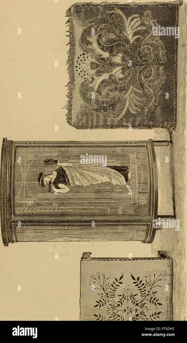 Examples of household taste (1875 Stock Photo - Alamy