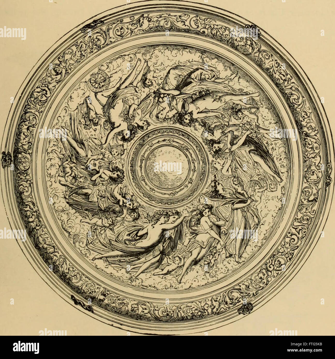 Examples of household taste (1875 Stock Photo - Alamy