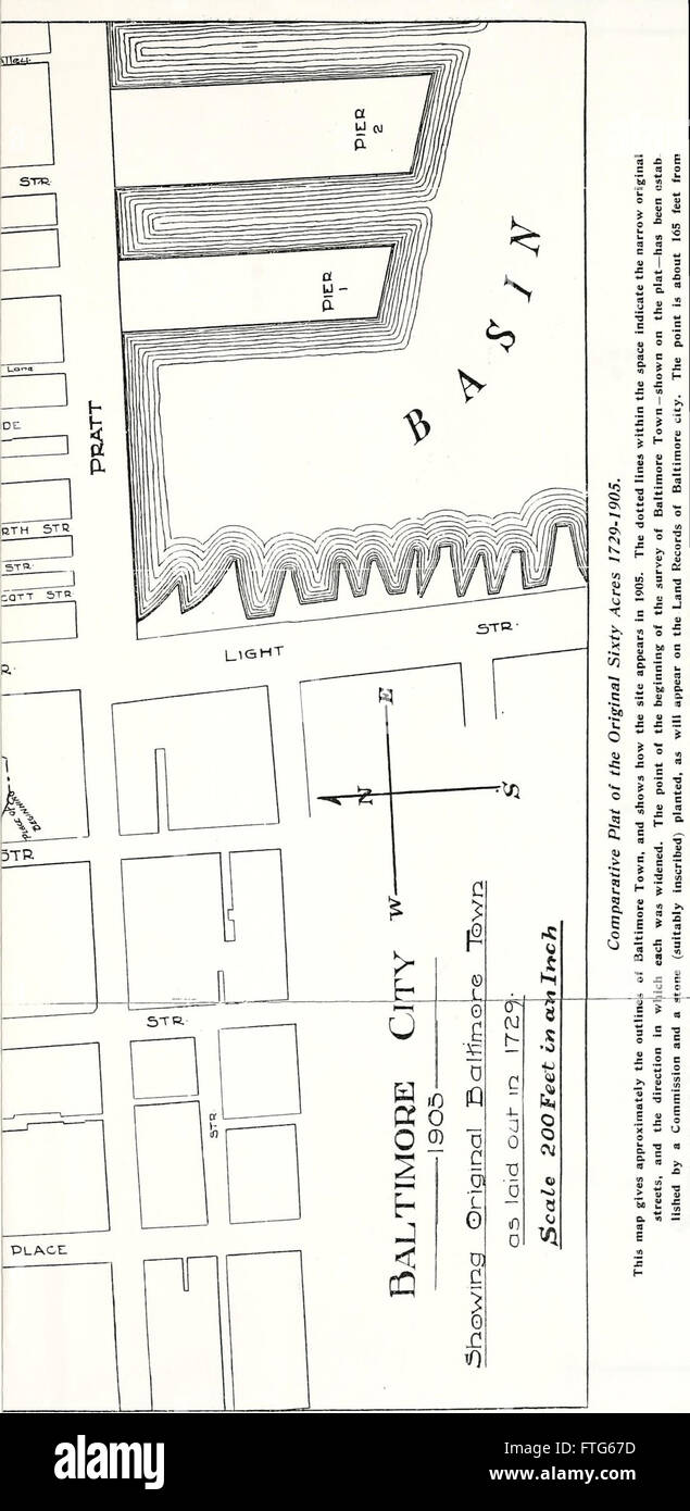 Map of baltimore 1729 hi-res stock photography and images - Alamy
