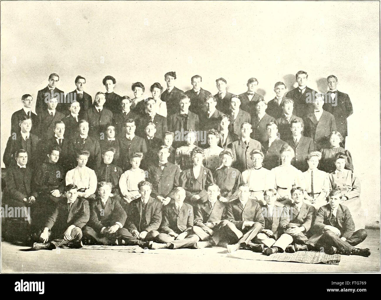 A 1907 edition of the 'Gem Yearbook,' a student publication documenting ...