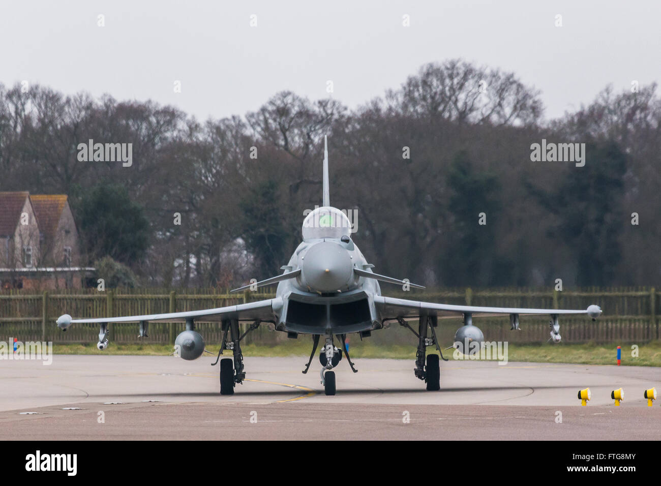 Raf typhoon runway raf coningsby hi-res stock photography and images ...