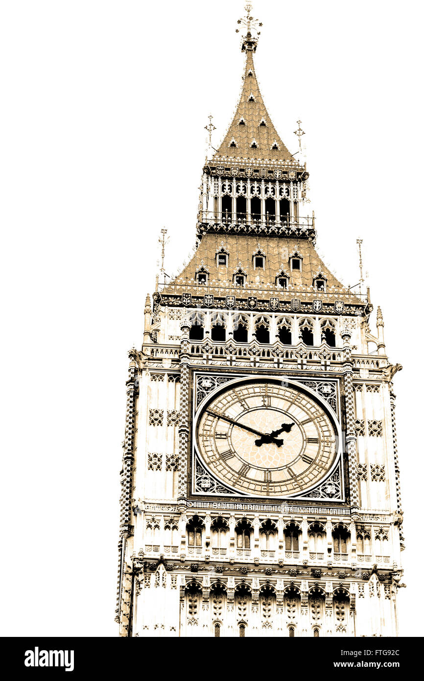 london big ben and historical old construction england city Stock Photo ...