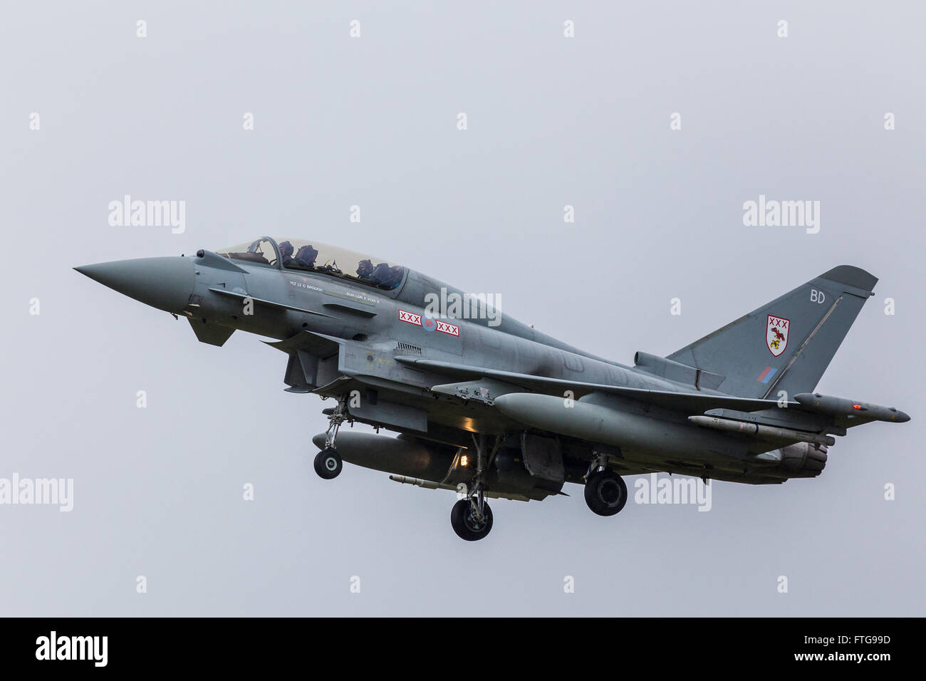 Raf eurofighter typhoon landing gear hi-res stock photography and ...