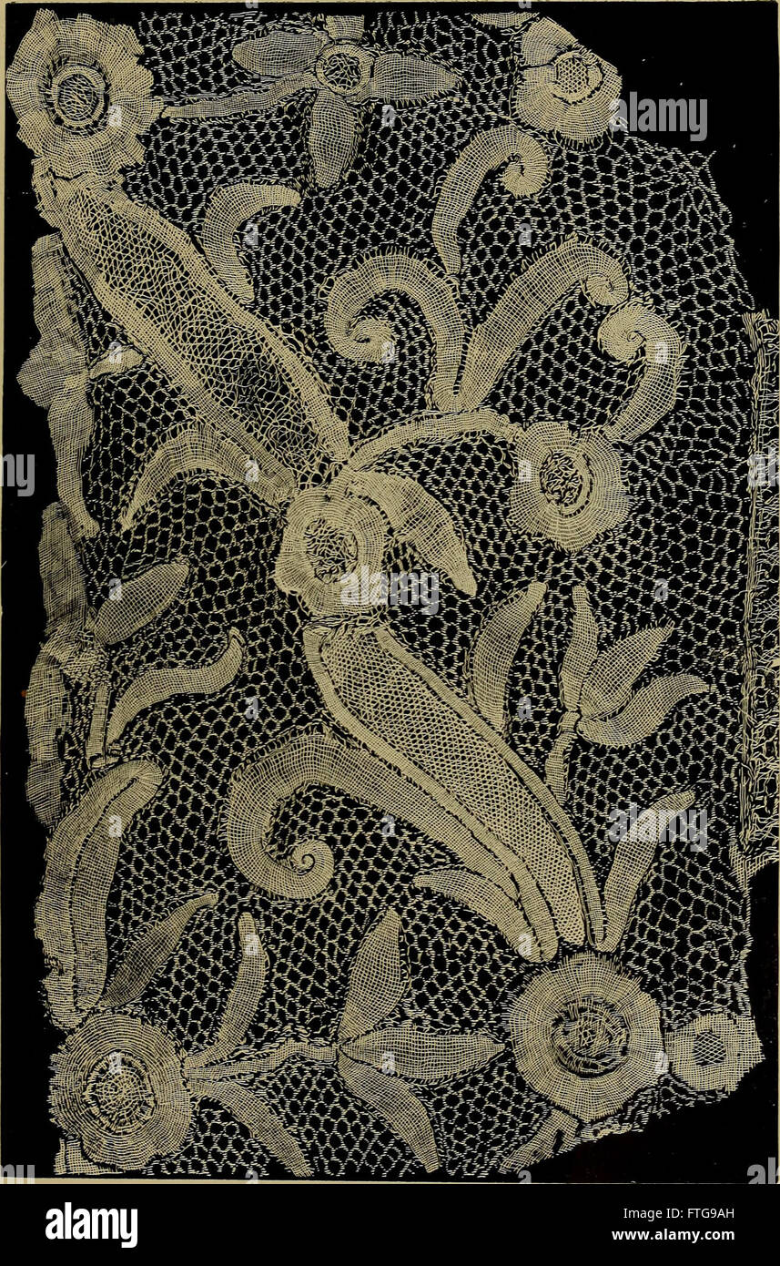 The 1902 work 'History of Lace' traces the development of lace-making ...