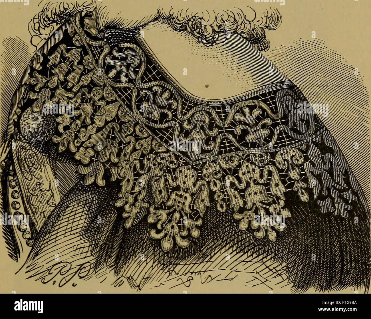 History of lace (1902 Stock Photo - Alamy