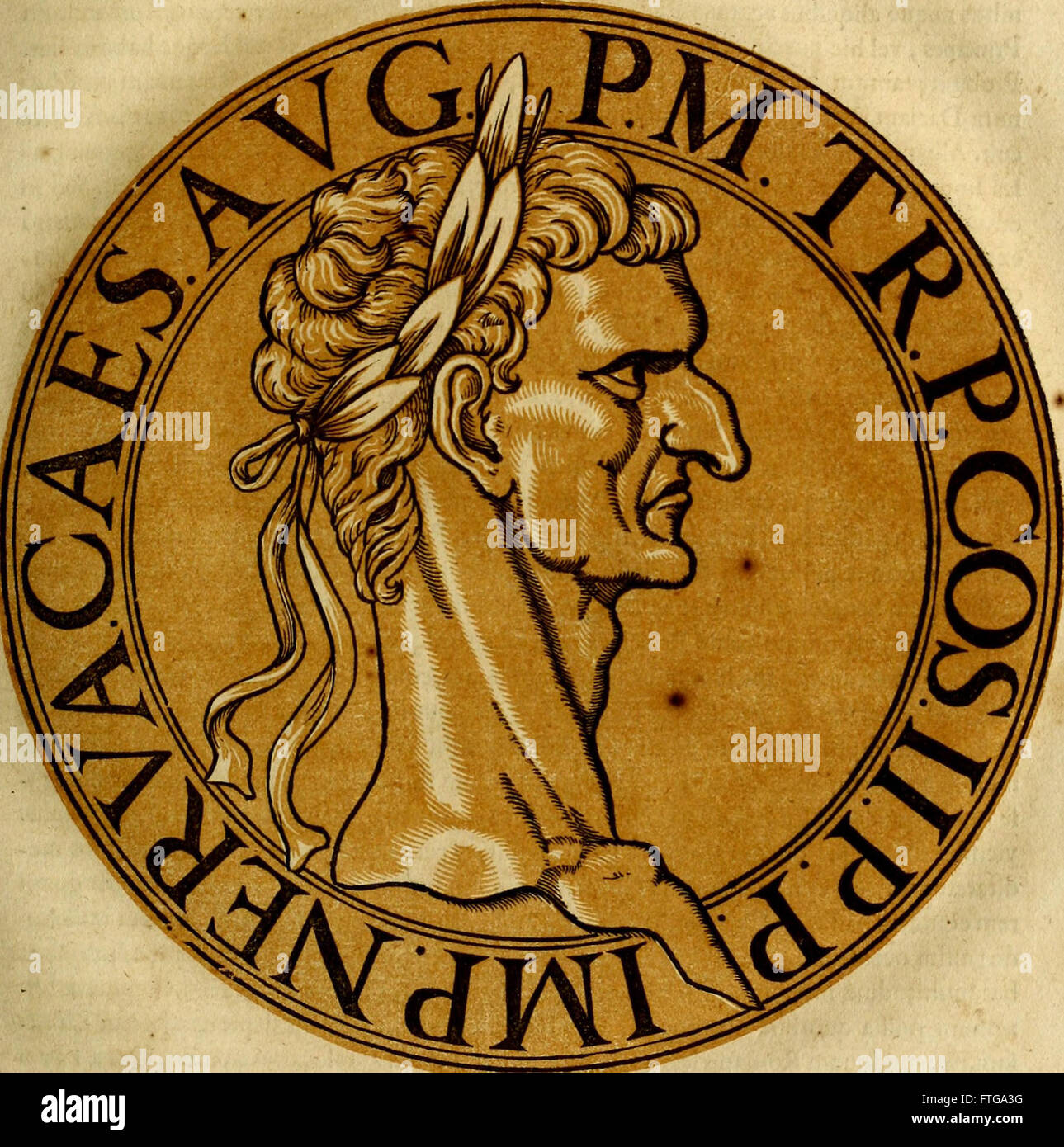 This 1645 work presents detailed portraits of Roman emperors based on ...