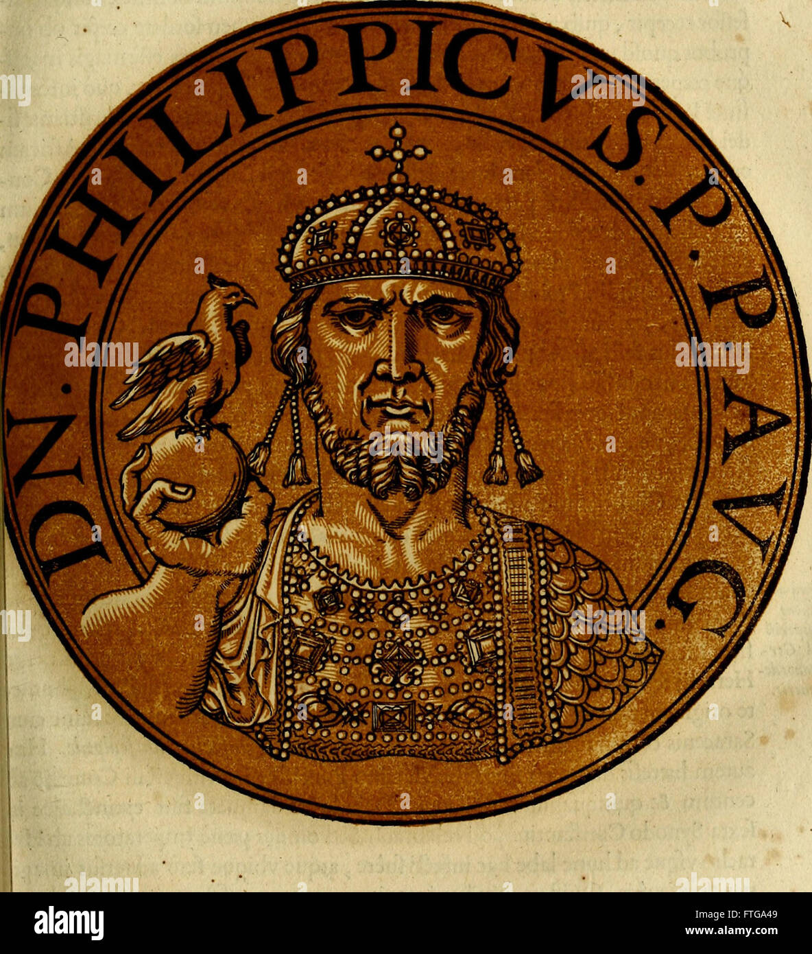 A 1645 work featuring detailed portraits of Roman emperors, based on ...