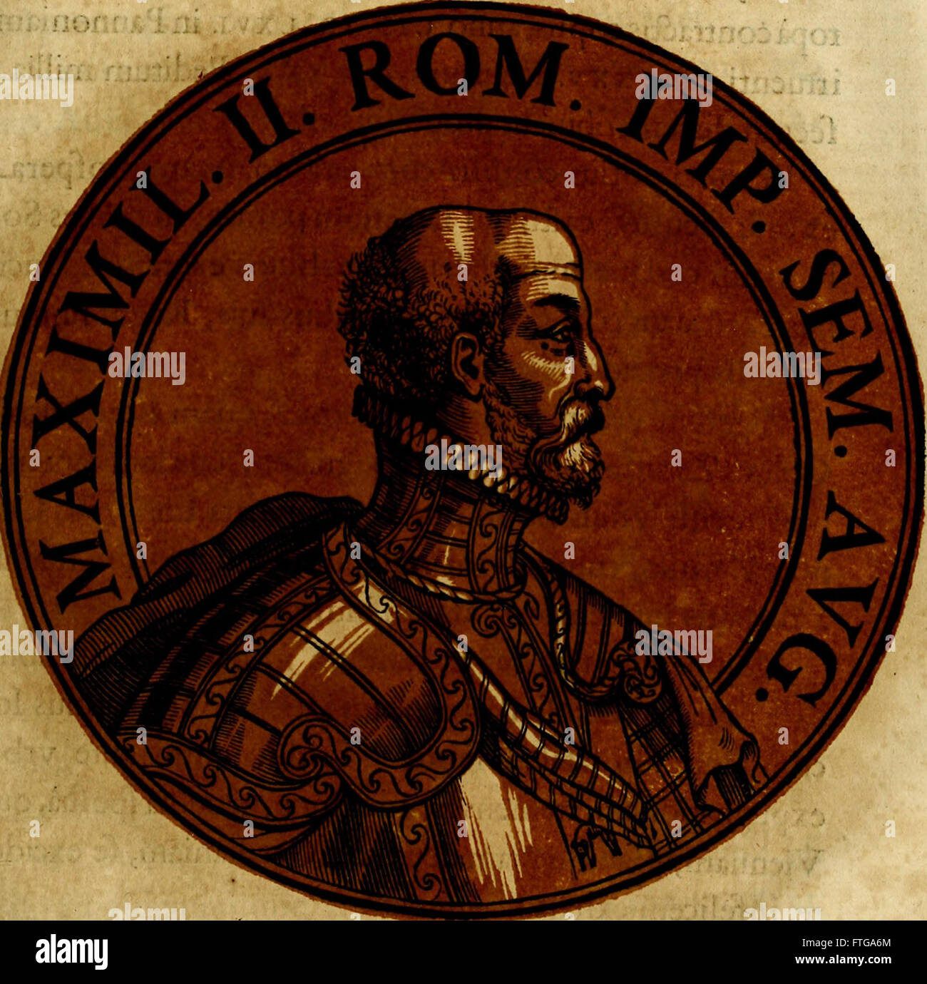 This 1645 work, 'Icones Imperatorum Romanorum,' provides detailed ...