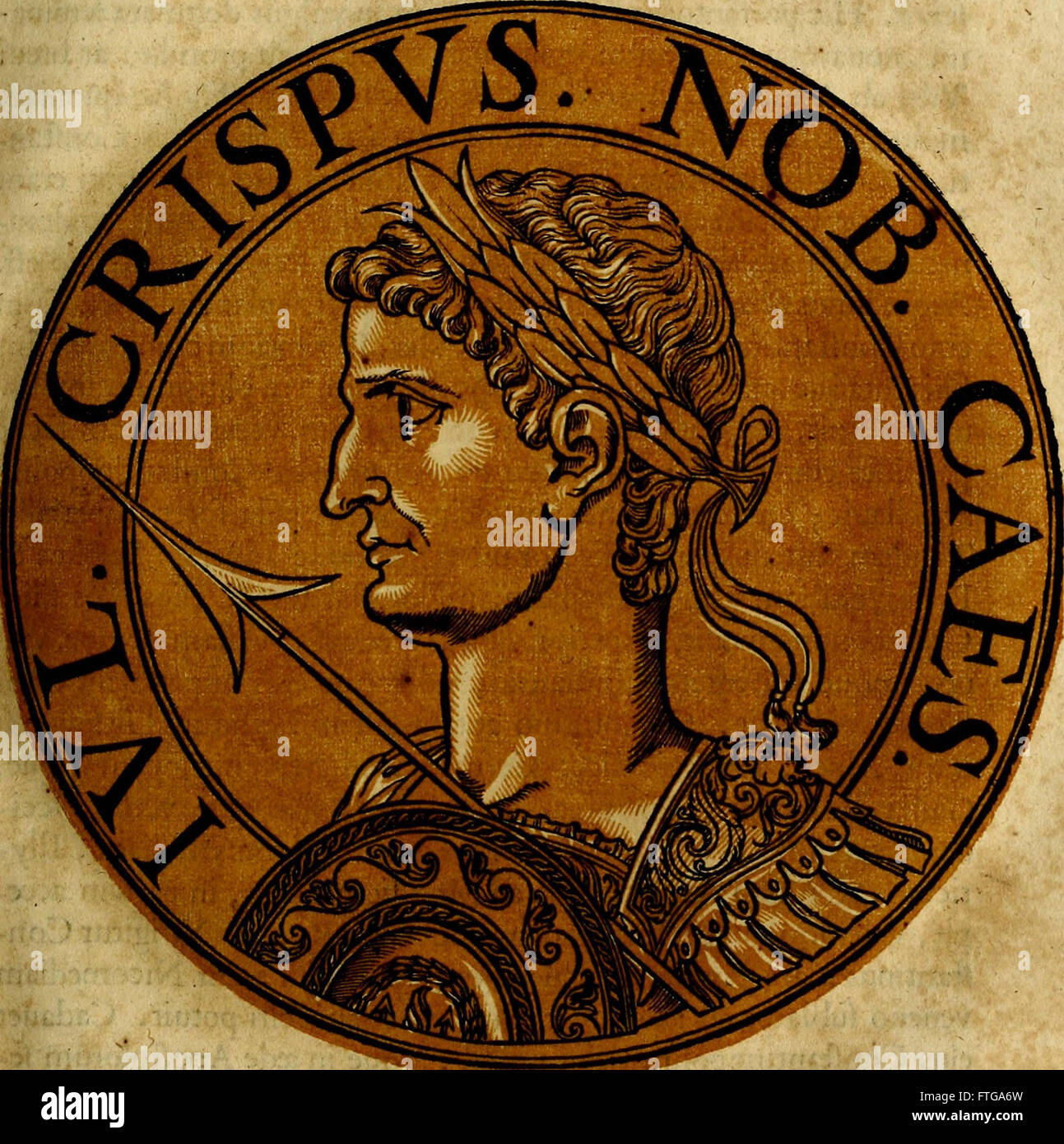 A 1645 work providing detailed illustrations of Roman emperors based on ...