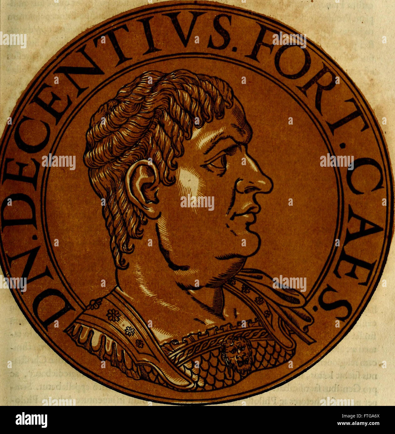 A 1645 work featuring detailed portraits of Roman emperors based on ...
