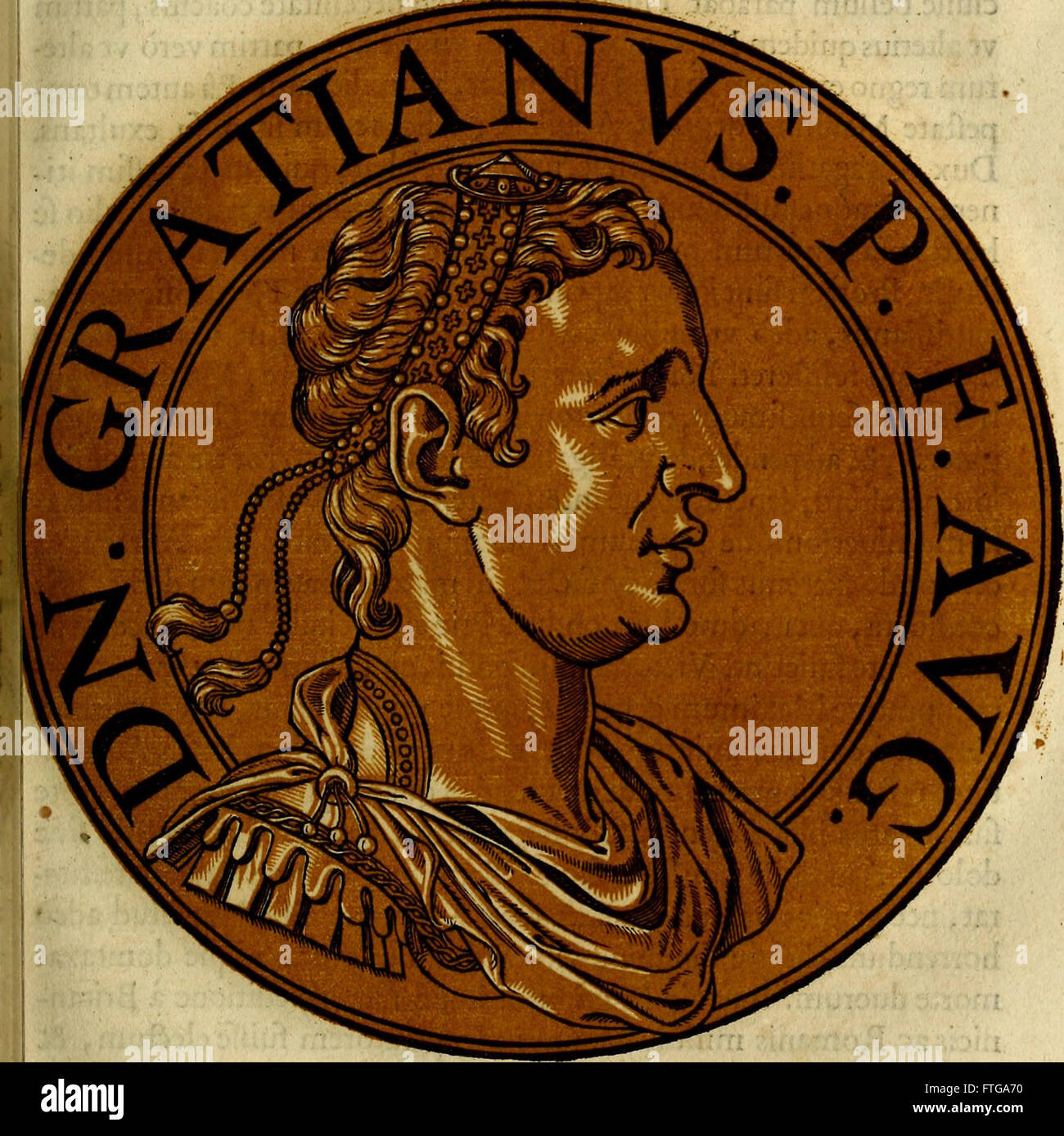 This 1645 work illustrates the emperors of Rome based on ancient coins ...