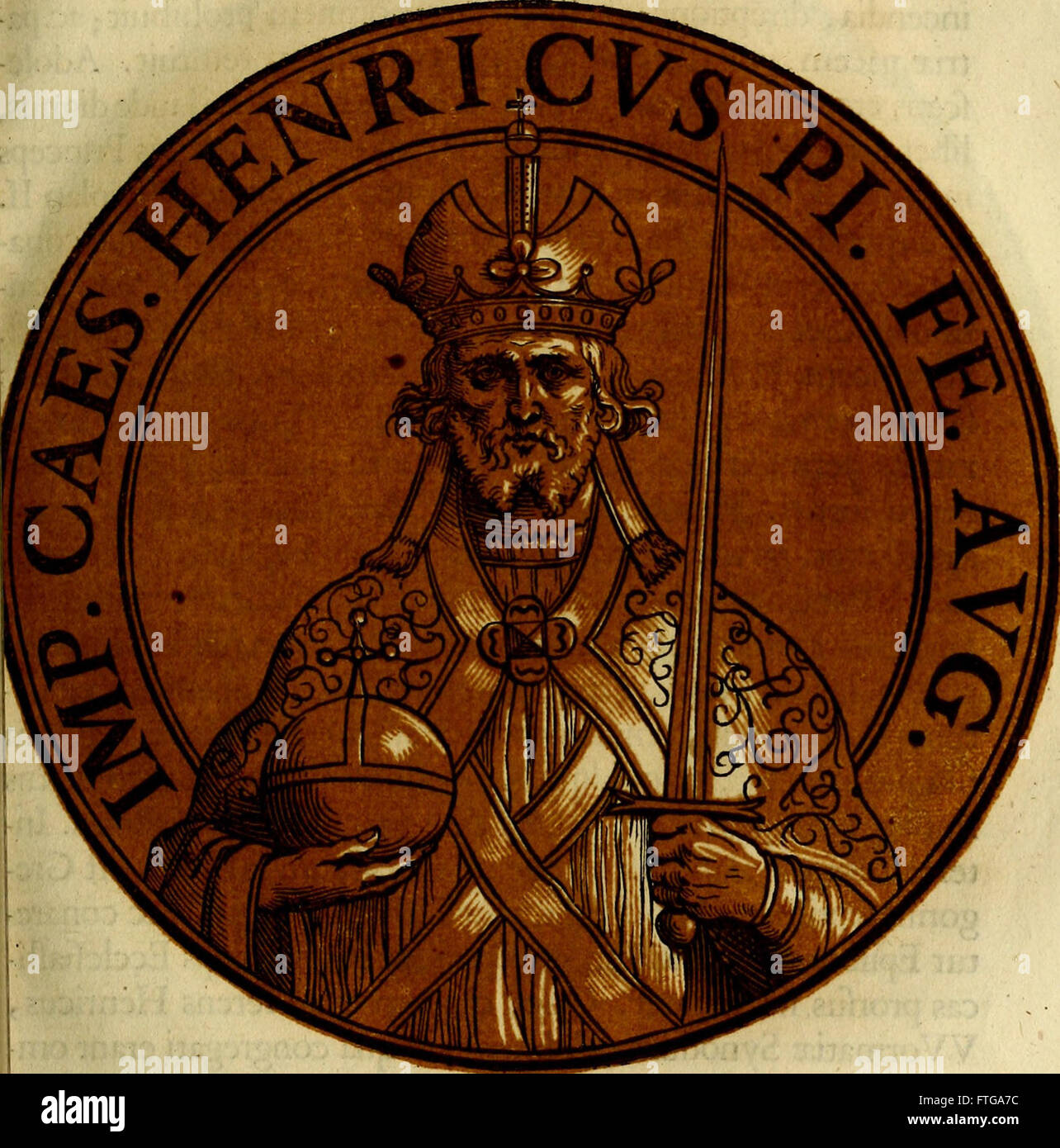 This 1645 work features detailed illustrations of Roman emperors based ...