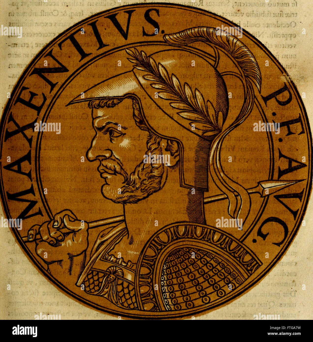 An illustrated work from 1645 depicting the Roman emperors based on ...