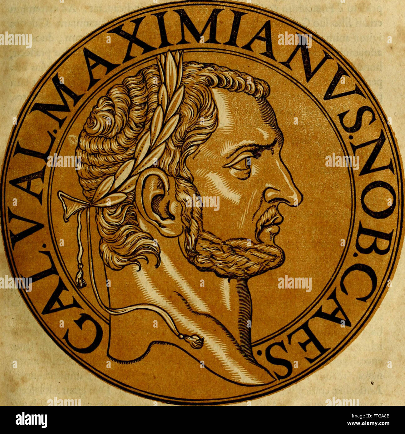 This 1645 work presents illustrations of Roman emperors based on ...