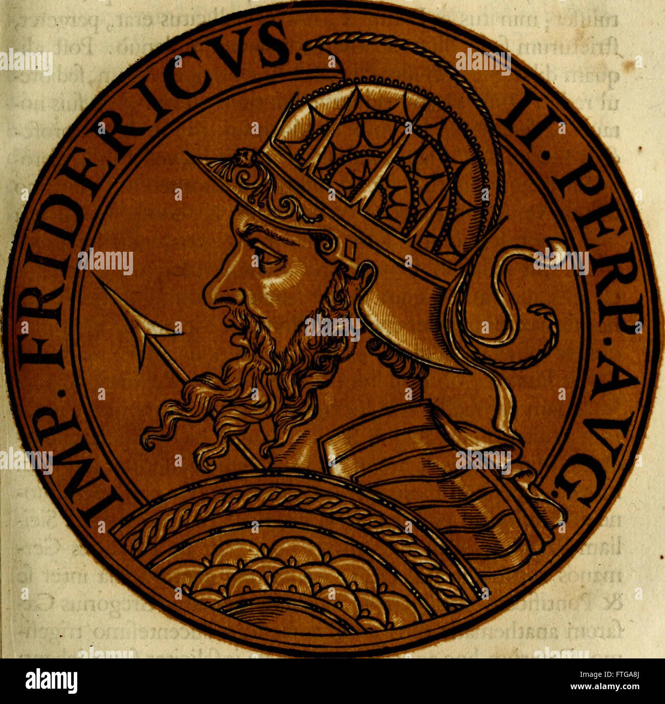 A 1645 work featuring detailed engravings of Roman emperors, based on ...