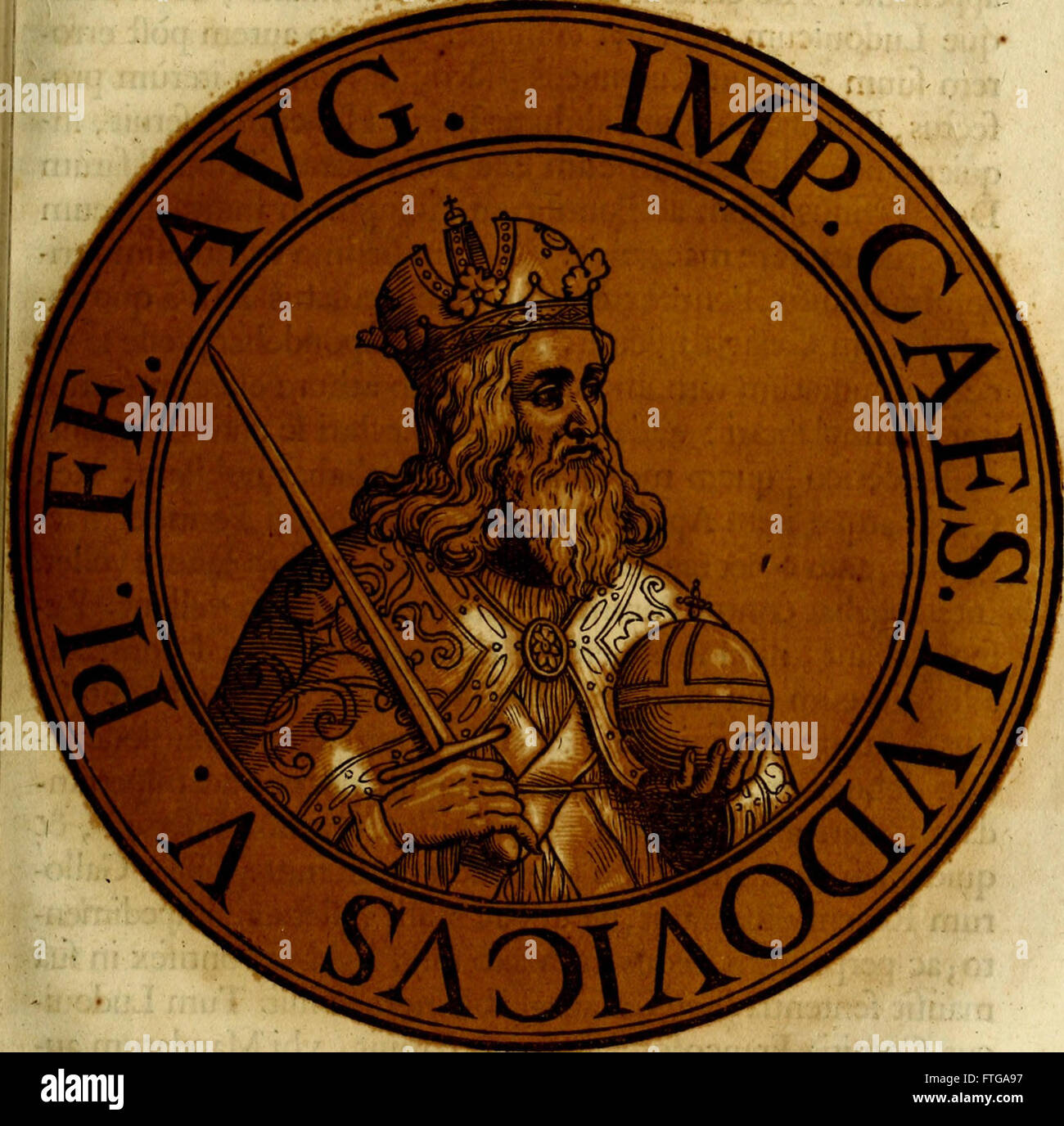 This 1645 work features illustrations of Roman emperors based on ...
