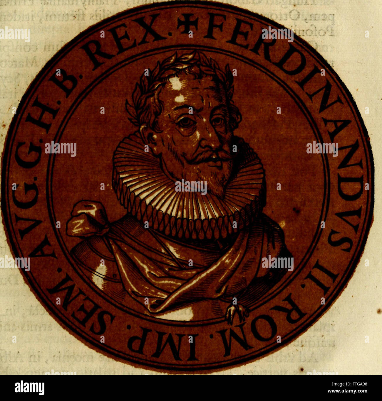 A 1645 illustrated historical work depicting Roman emperors through ...