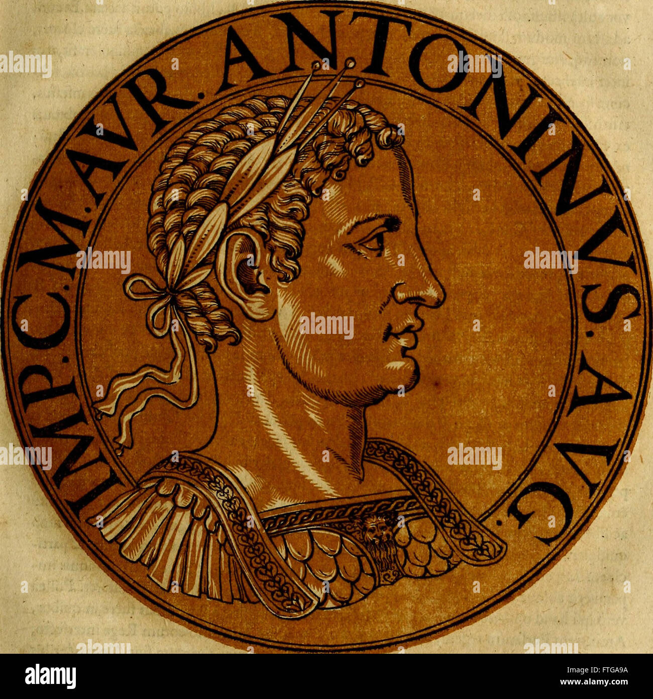 A 1645 work depicting Roman emperors through detailed illustrations ...