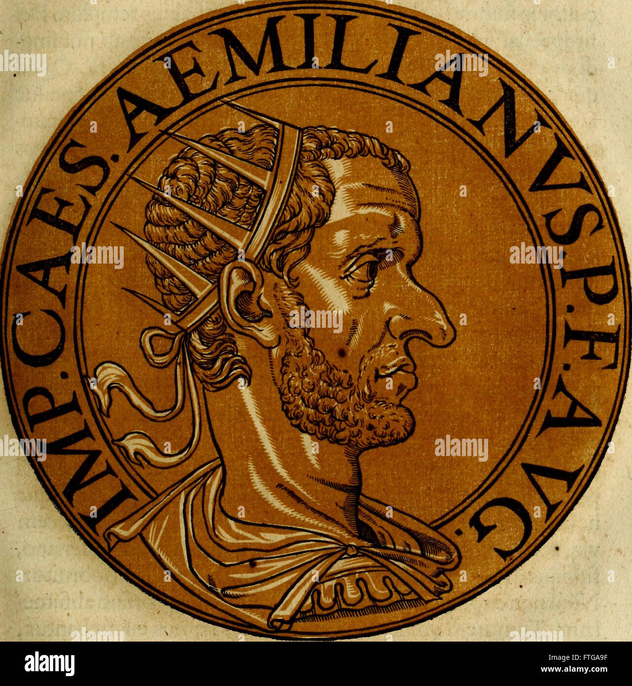 This 1645 work features detailed depictions of Roman emperors based on ...