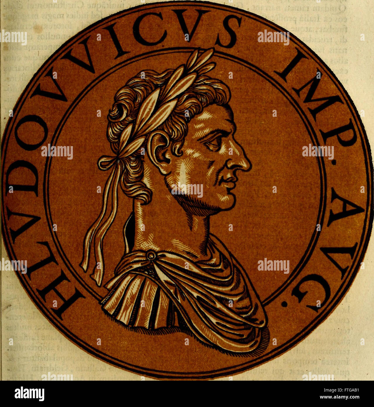 This 1645 work presents detailed illustrations of Roman emperors, based ...