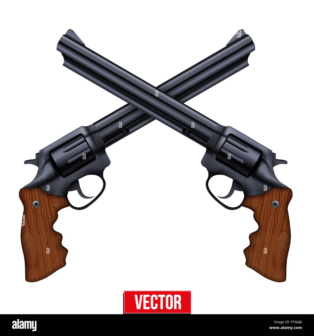 Crossed revolvers hi-res stock photography and images - Alamy