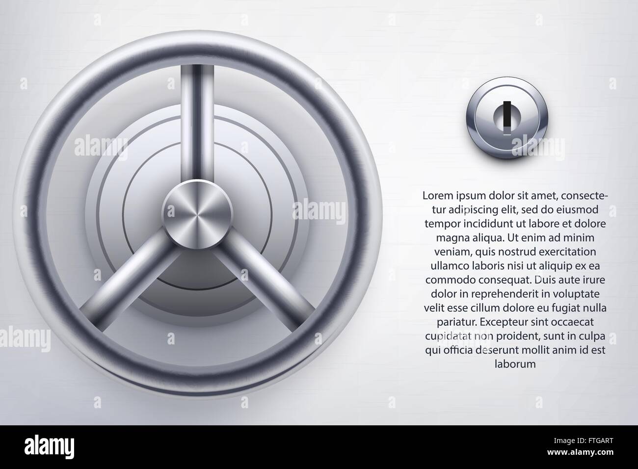 background with safe and a place for text Stock Vector Image & Art - Alamy