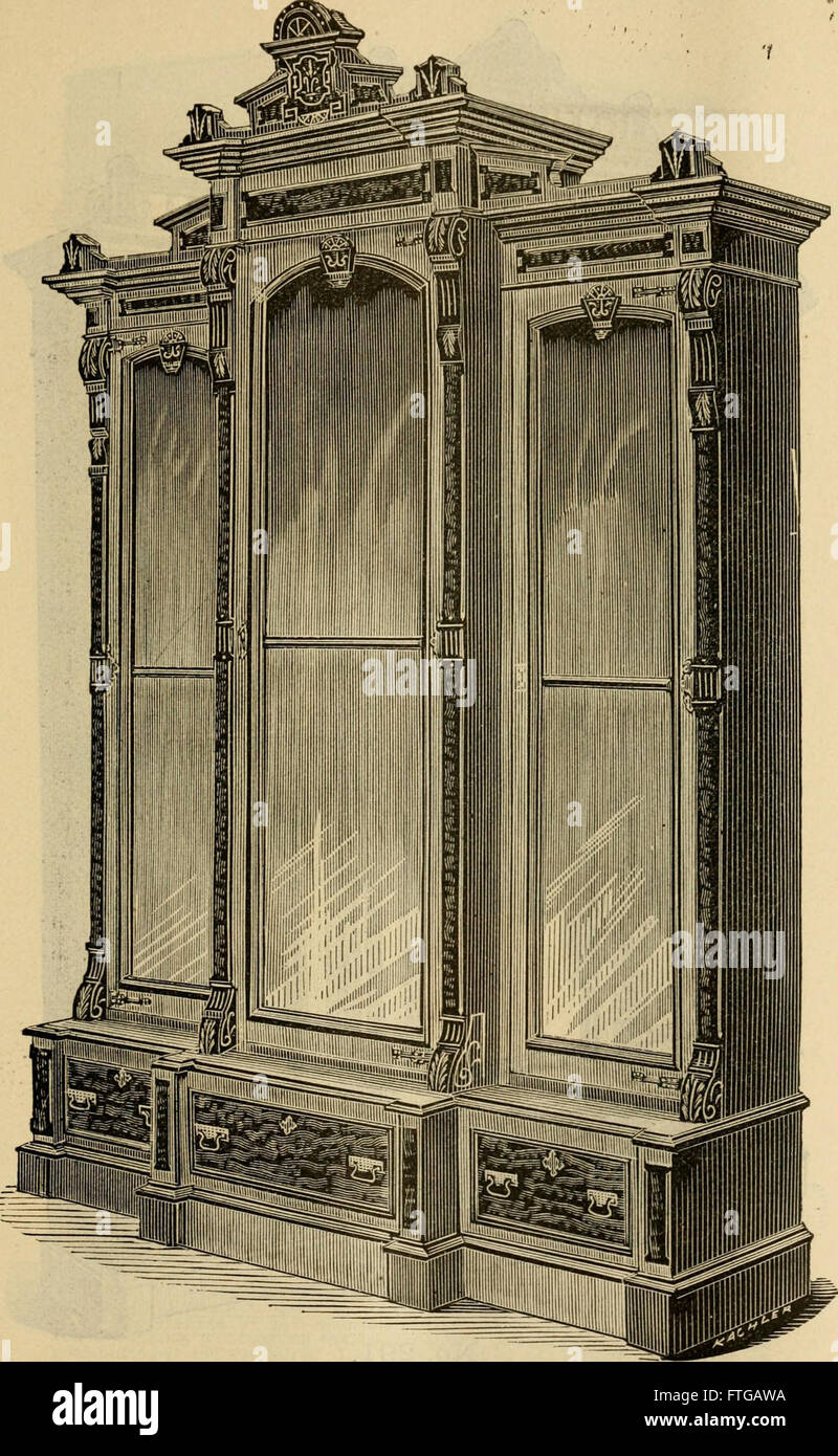 This illustrated catalog from 1885 showcases various designs of office ...