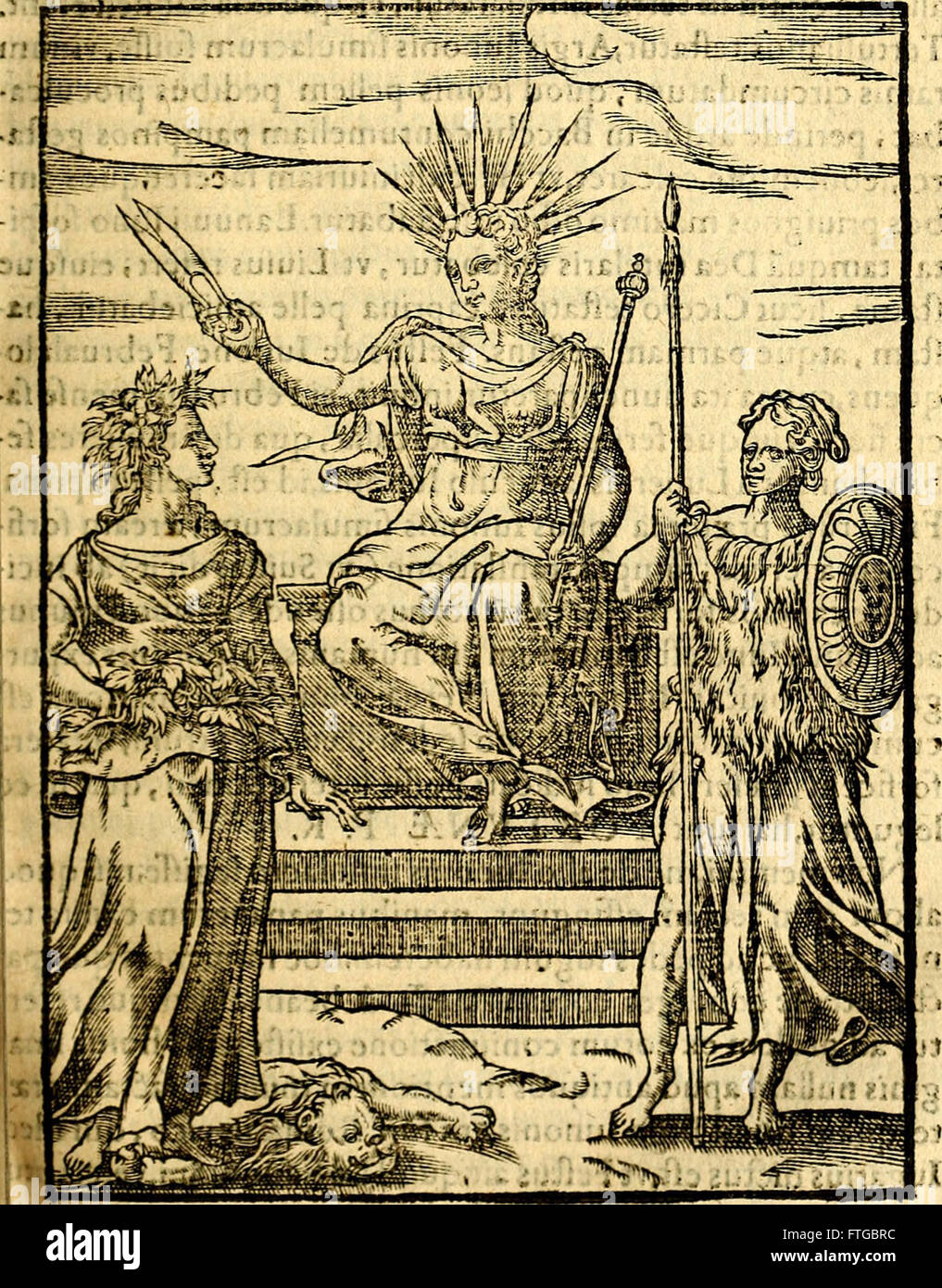 This 1581 work, 'Imagines deorum,' presents detailed depictions of the ...