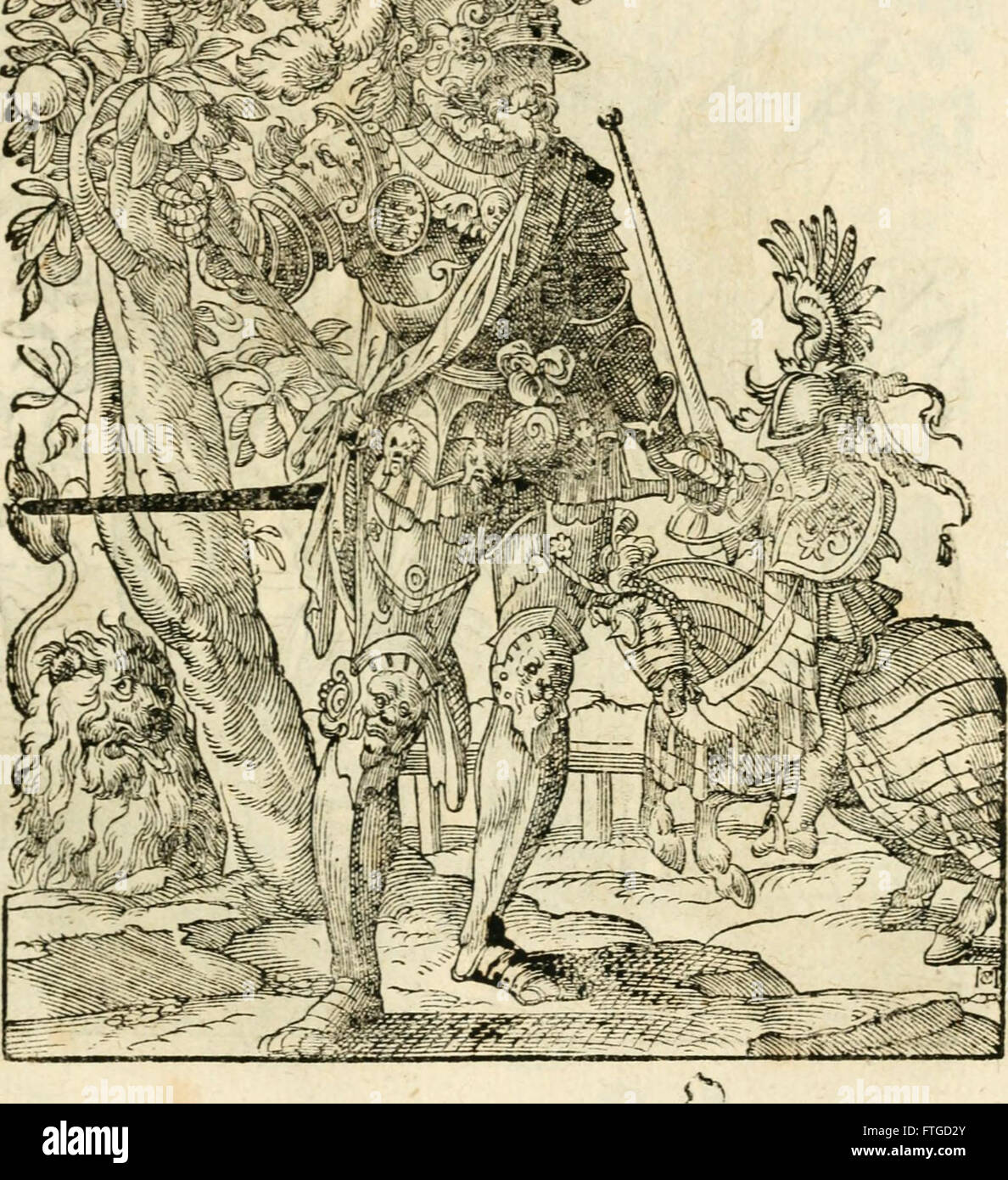 An illustrated work showcasing a variety of figures, including ...