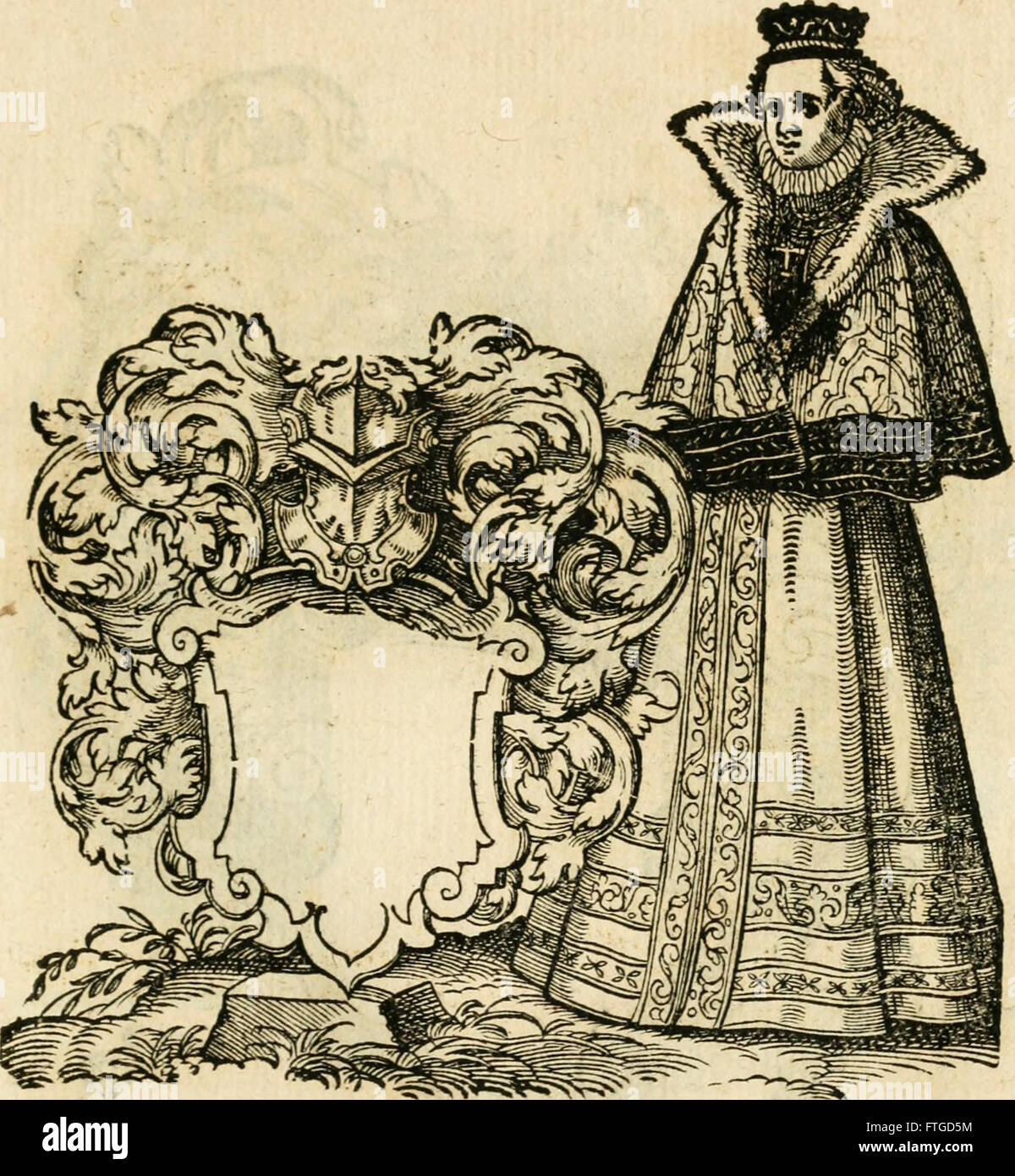 A 16th-century German art book featuring depictions of religious ...