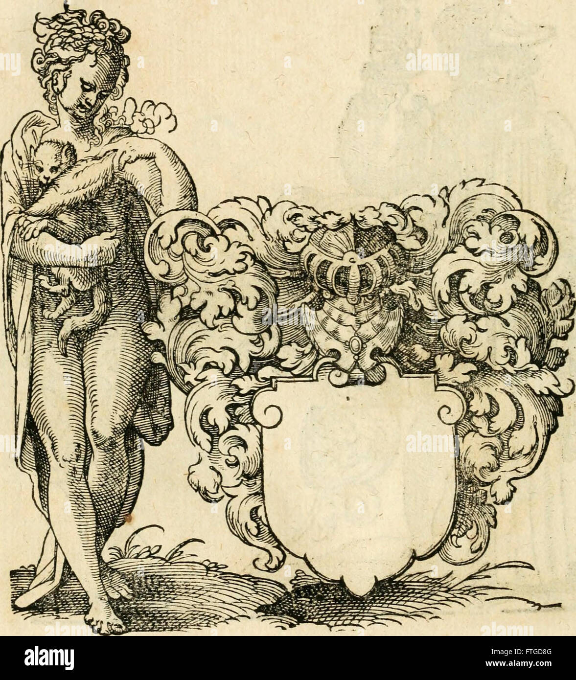 An artistic work featuring detailed depictions of spiritual and secular ...