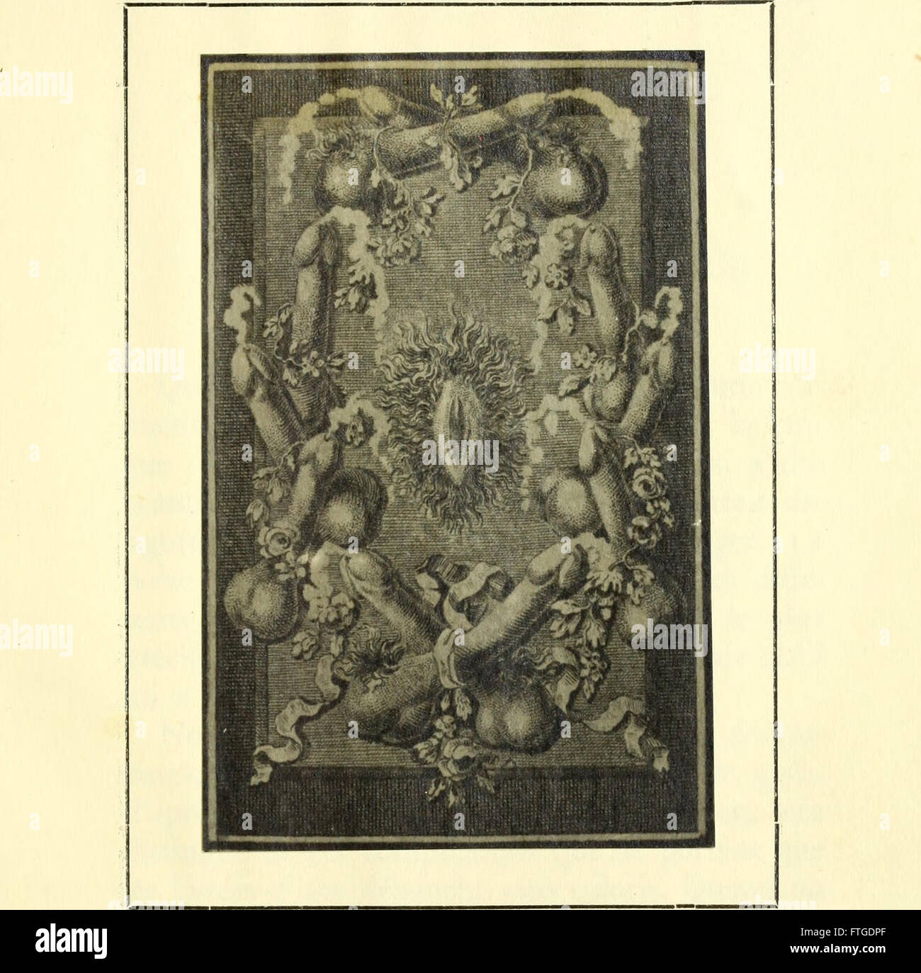 A 1869 French work, 'L'Arétin français', discussing a French copy of an ...