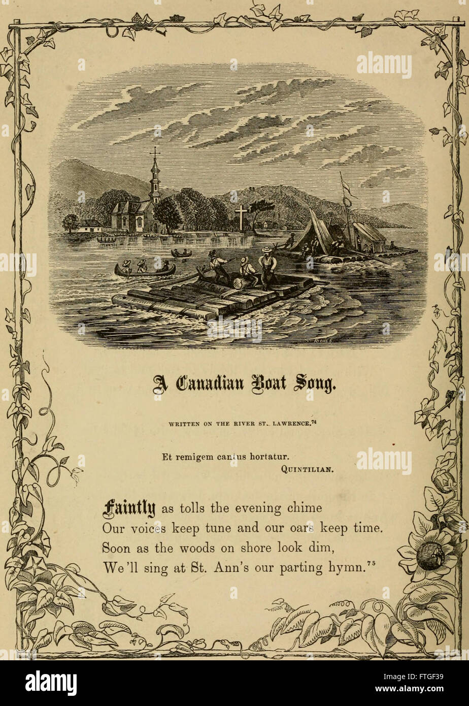 A 1872 collection of American poetry and music, featuring Moore's ...