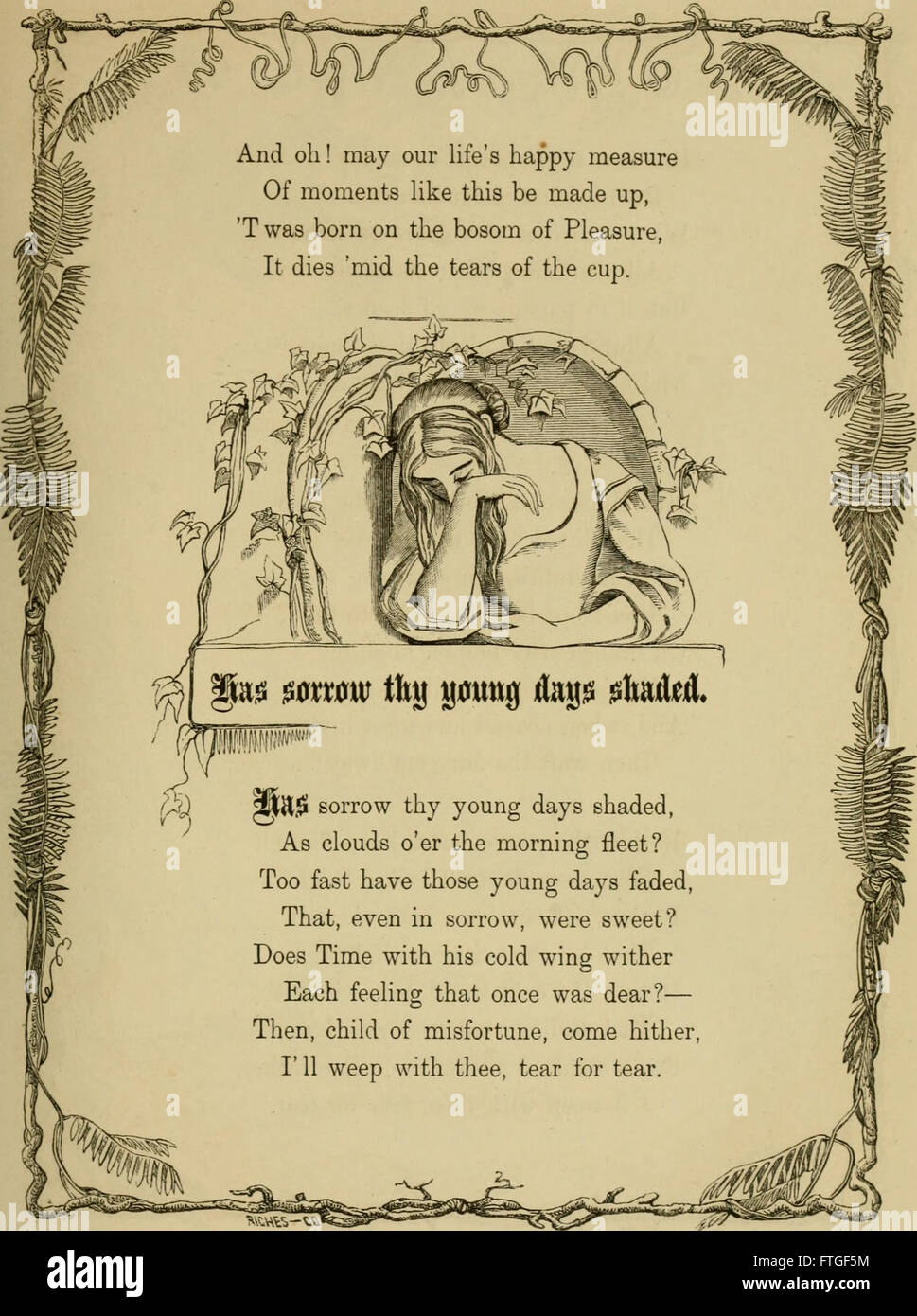 This 1872 collection features Moore's melodies alongside American poems ...